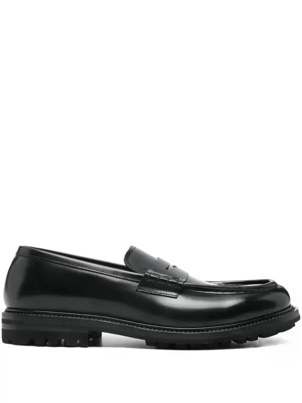 HENDERSON BARACCO Penny-strap Leather Loafers