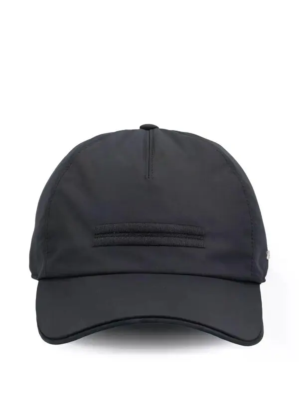 Zegna Logo-plaque Baseball Cap - Blue