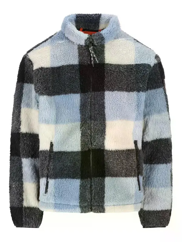 NAPAPIJRI Fleece Check Jacket - Blue