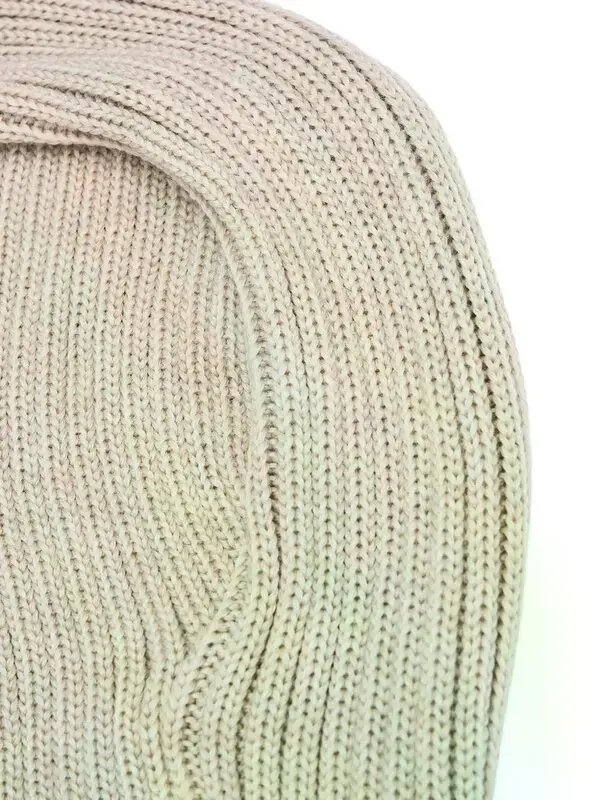 Needles Embroidered Butterfly Rib-knit Balaclava - Neutrals