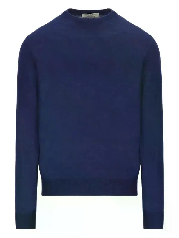 MAURO OTTAVIANI Crew-neck Wool Sweater - Blue