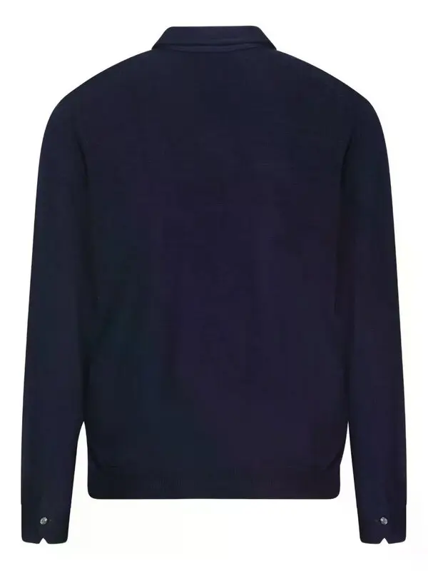 MAURO OTTAVIANI Button-placket Wool Polo Shirt