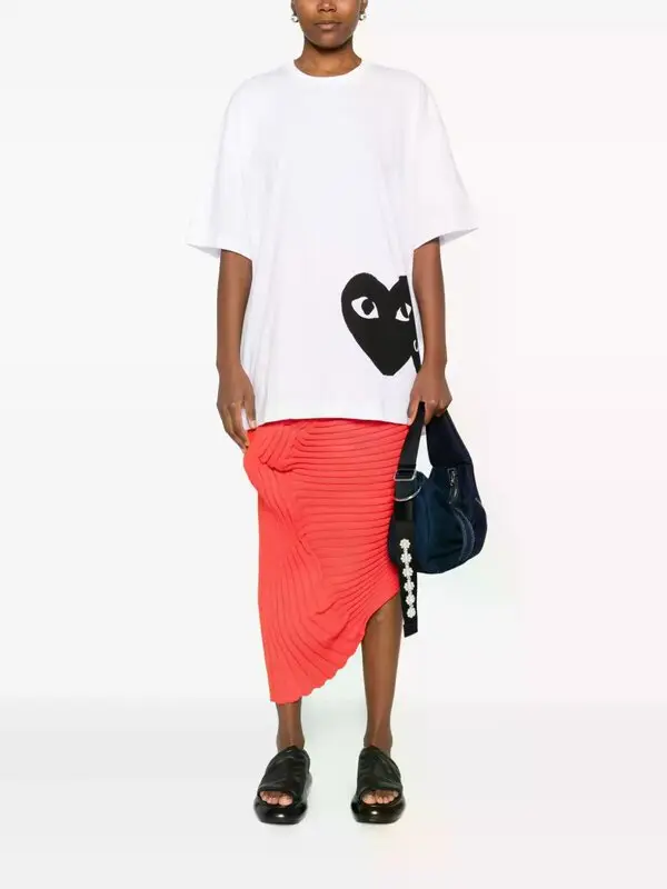 Play Comme Des Garcon Heart-logo T-shirt