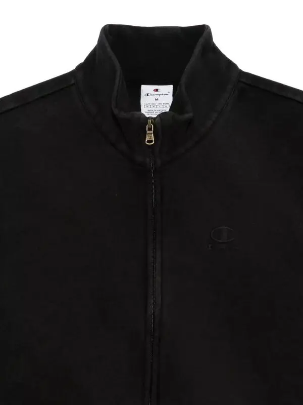 Champion Zip-up High-neck Sweatshirt - Black