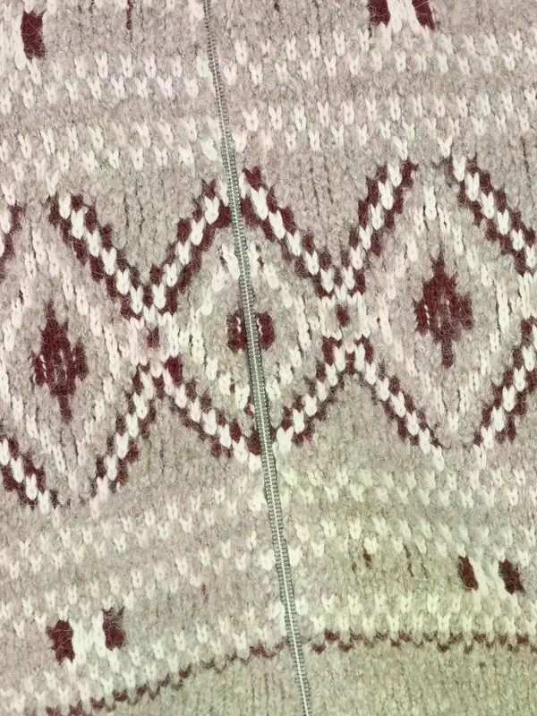 Brunello Cucinelli High-neck Patterned Knit Cardigan