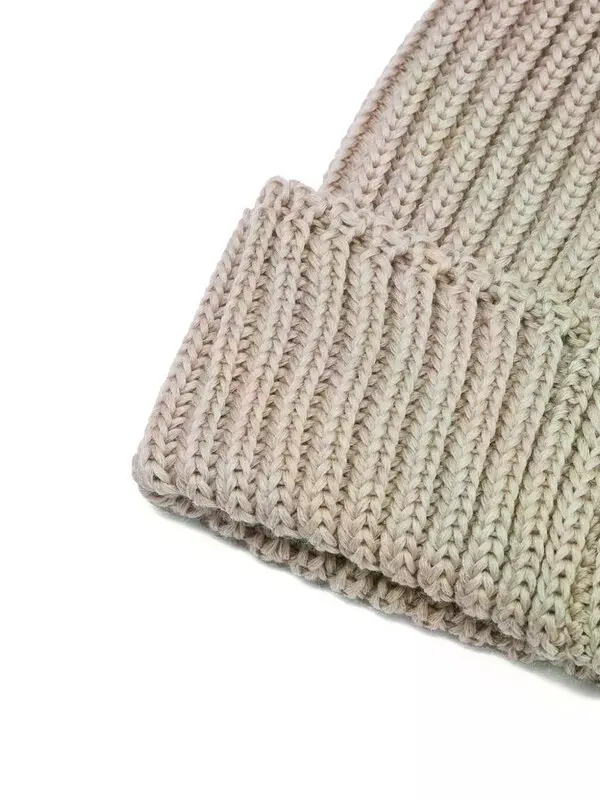 Needles Rib-knit Beanie With Butterfly Embroidery