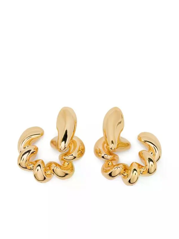 MARIA BLACK Coil Inverted Earrings - Gold