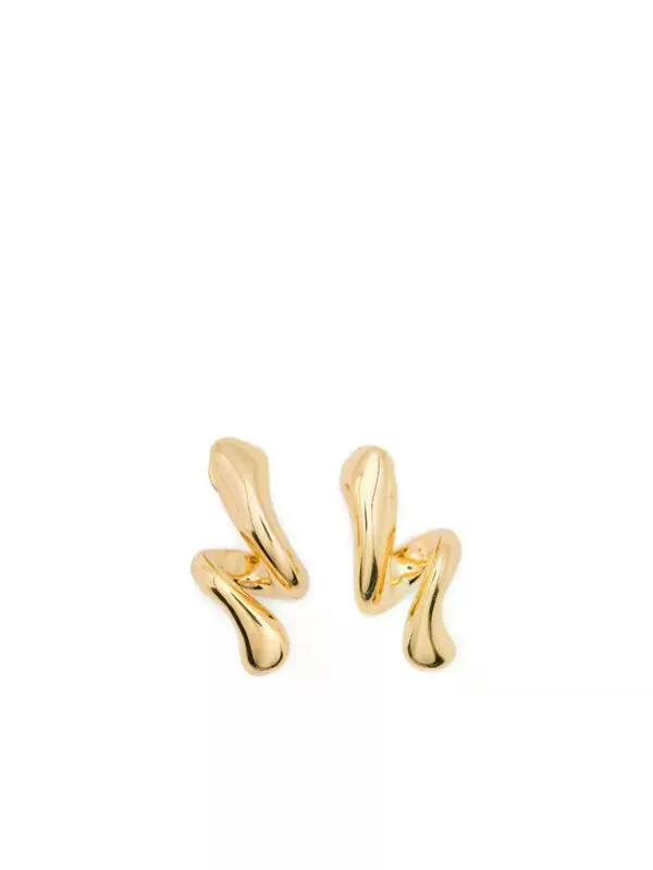 MARIA BLACK Coil Curl Stud Earrings - Gold