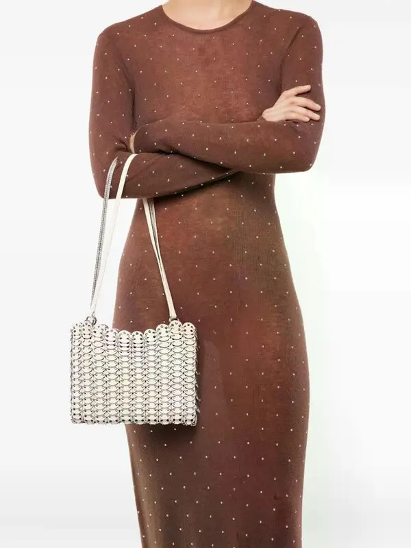 Rabanne 1969 Chain-link Shoulder Bag - Grey