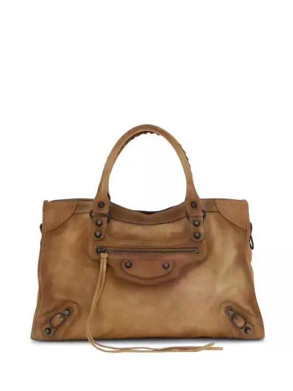 Balenciaga Medium Le City Tote Bag - Brown