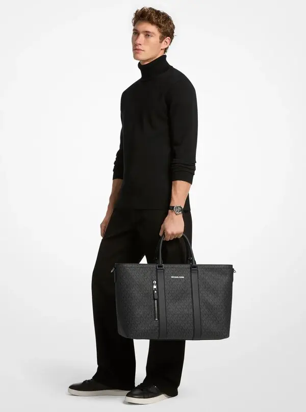 Michael Kors Hudson Signature Logo Tote