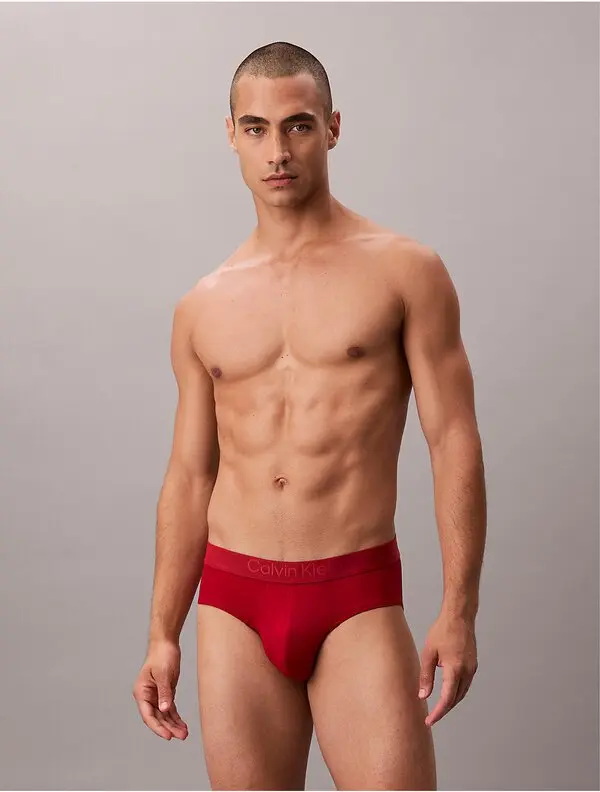 Calvin Klein Hip Brief - Red Stamp