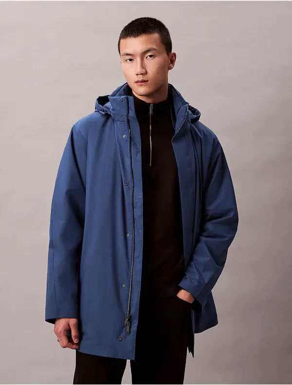 Calvin Klein Heavyweight Long Puffer Jacket - Dark Denim