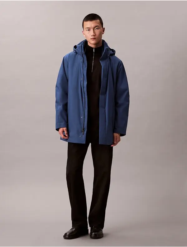 Calvin Klein Heavyweight Long Puffer Jacket - Dark Denim