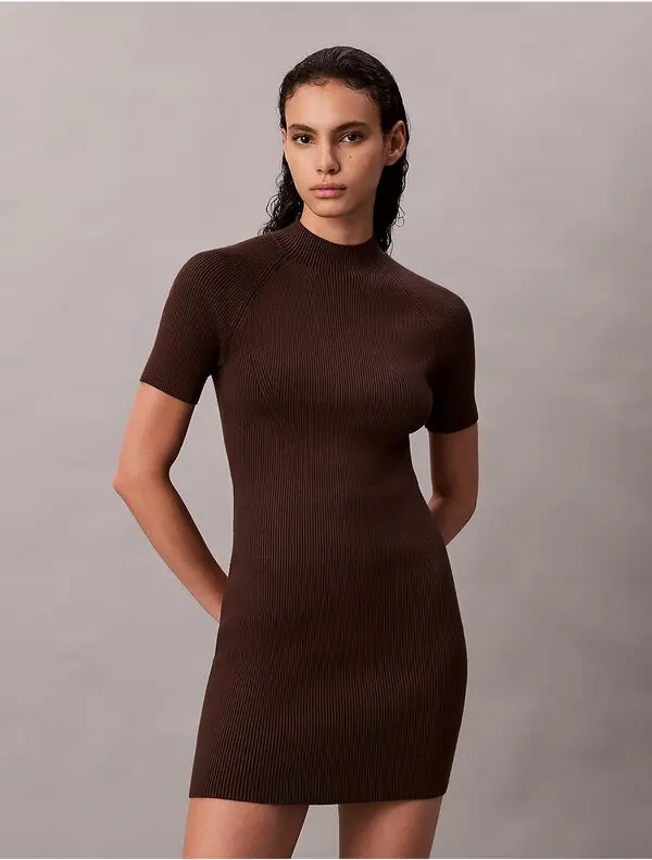 Calvin Klein Tech Knit Mini Dress