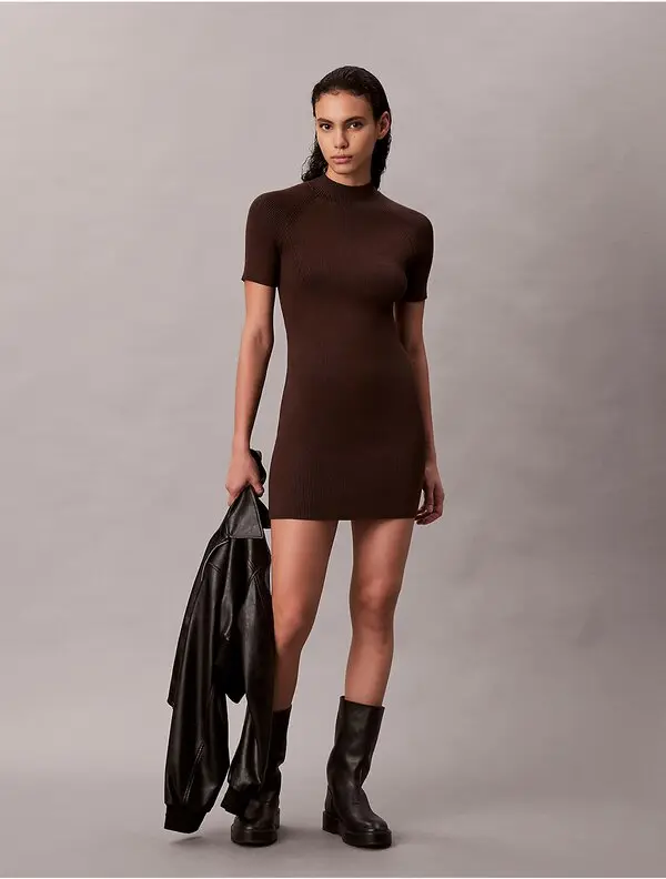 Calvin Klein Tech Knit Mini Dress