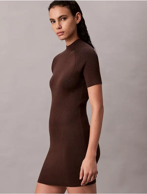 Calvin Klein Tech Knit Mini Dress