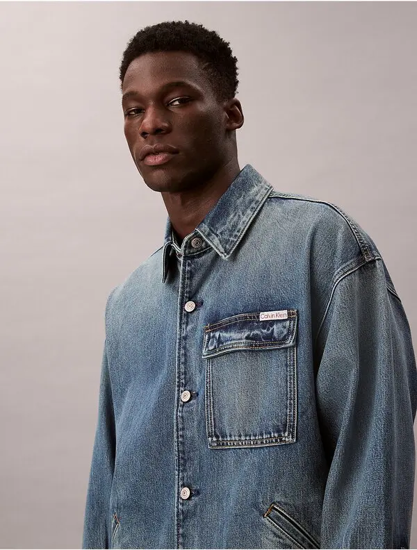 Calvin Klein Relaxed Denim Field Jacket