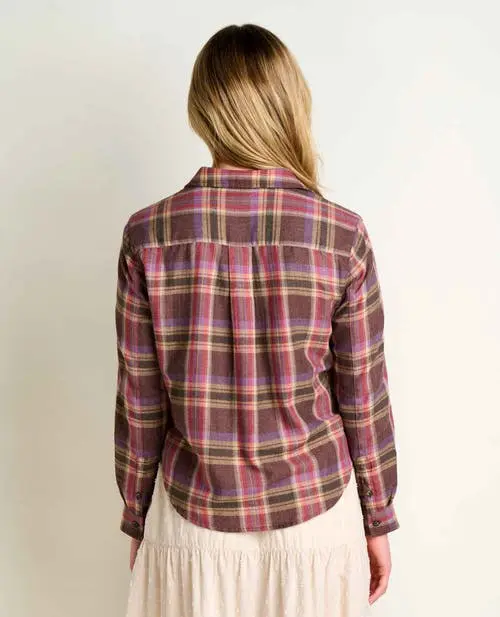 TOAD & CO Re-form Flannel Boxy Long Sleeve Shirt