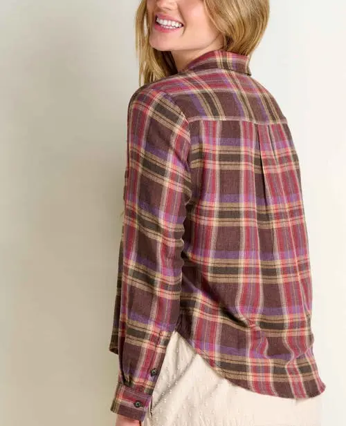 TOAD & CO Re-form Flannel Boxy Long Sleeve Shirt