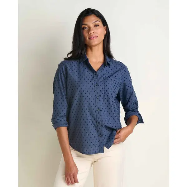 TOAD & CO Airscape Long Sleeve Shirt - Big Sky Pattern