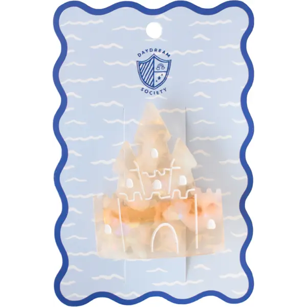DAYDREAM SOCIETY Seaside Sandcastle Bar Clip - Assorted Pre-pack