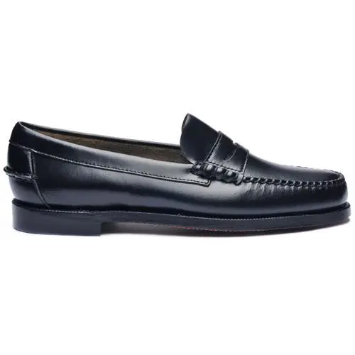 SEBAGO Classic Dan Leather Penny Loafers - Black