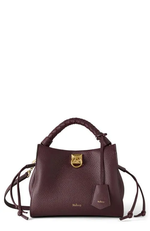 Mulberry Small Iris Leather Top Handle Bag