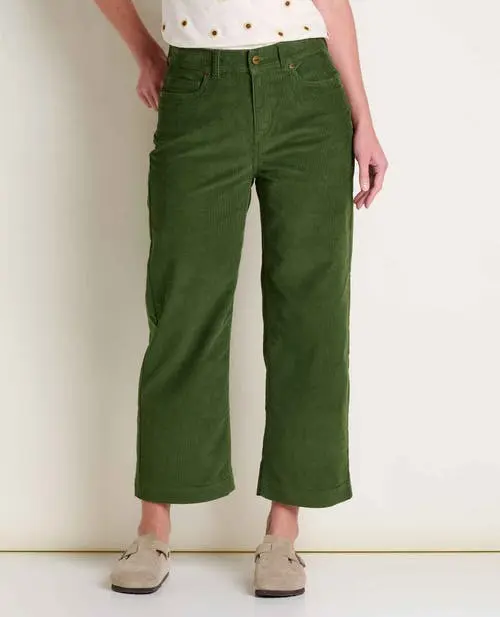 TOAD & CO Coaster Cord Wide Leg Pant - Epidote