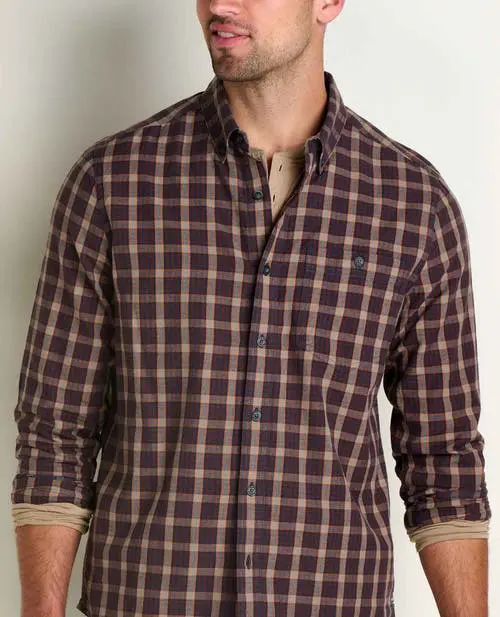 TOAD & CO Airscape Long Sleeve Shirt - Midnight Pattern