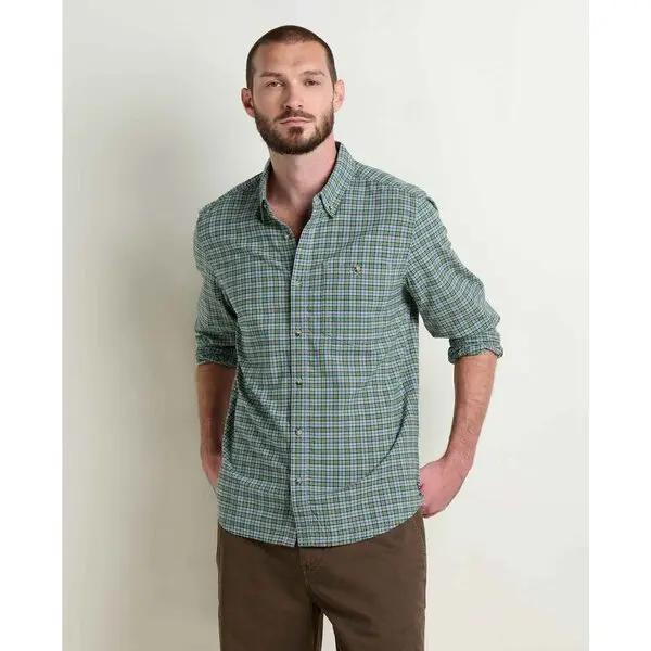 TOAD & CO Airscape Long Sleeve Shirt - Palm Pattern