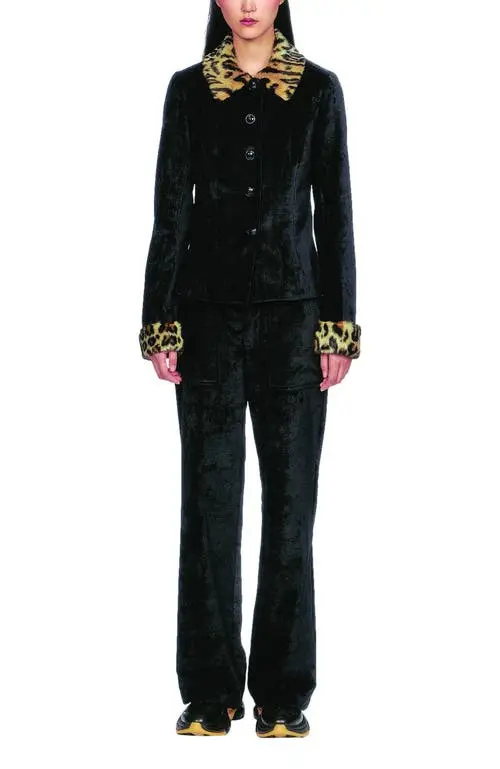 Anna Sui Velour Jacket - Black