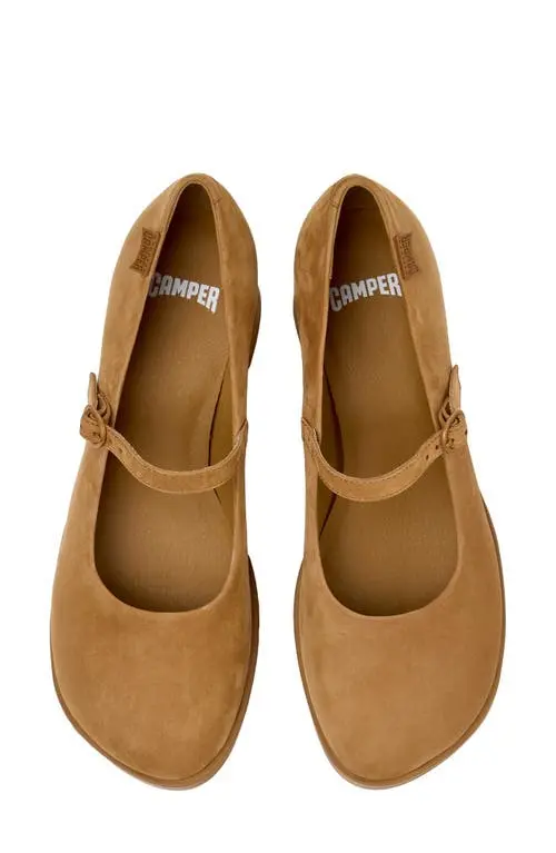 Camper Kora Mary Jane Pump - Medium Brown