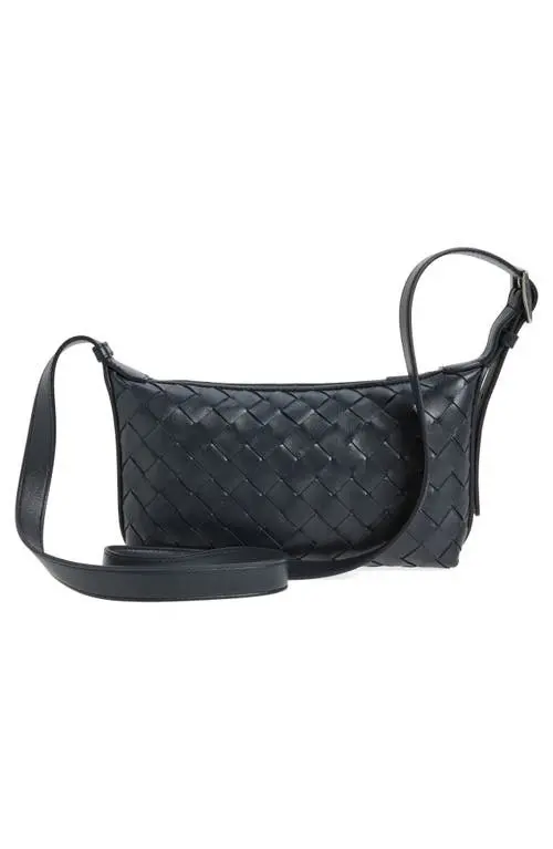 Bottega Veneta Traveler Intrecciato Leather Crossbody Bag