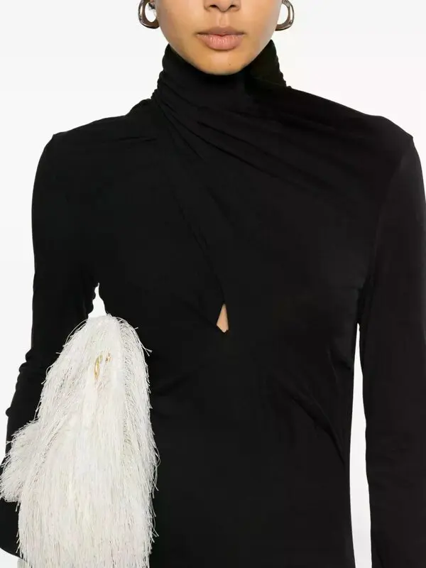 ENTIRE STUDIOS Draped Cowl-neck Maxi Dress