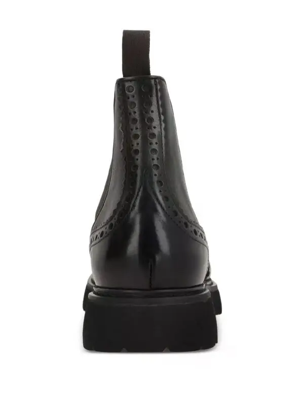 DOUCAL'S Perforated Chelsea Boots - Brown