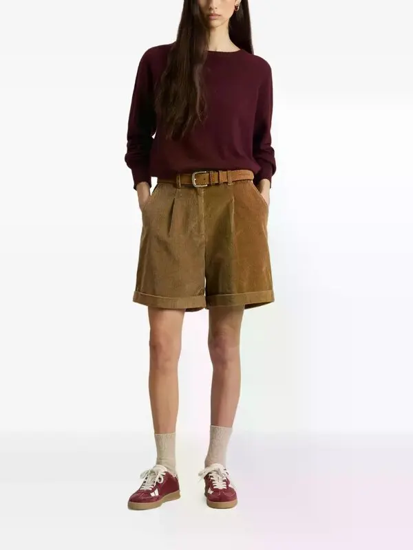 Woolrich Corduroy Pleated Shorts