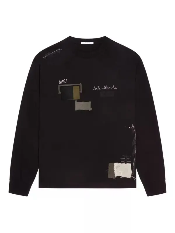 Givenchy Patchwork Long-sleeve T-shirt