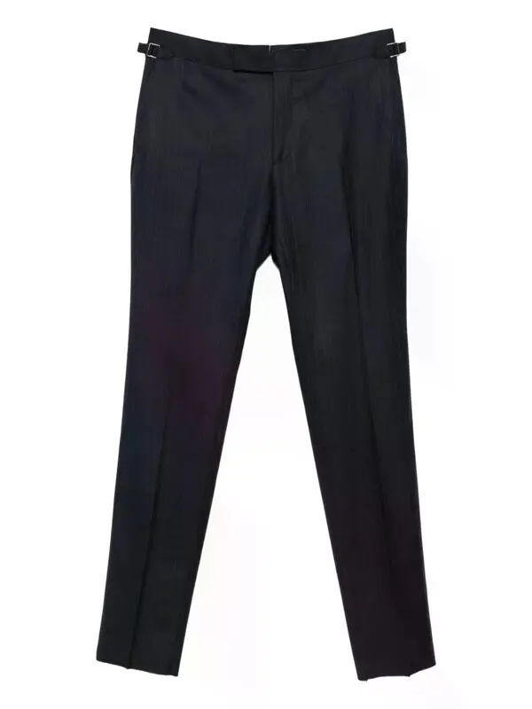TOM FORD Pinstripe Buckle-fastening Trousers