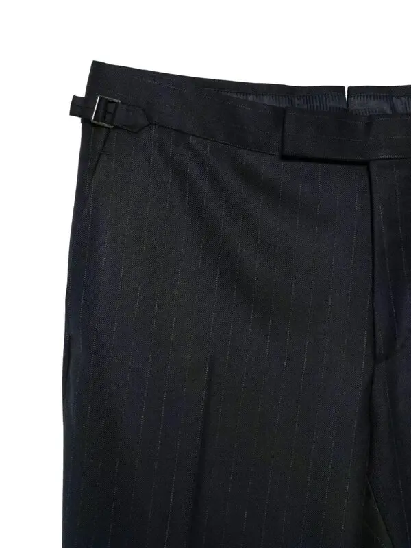TOM FORD Pinstripe Buckle-fastening Trousers
