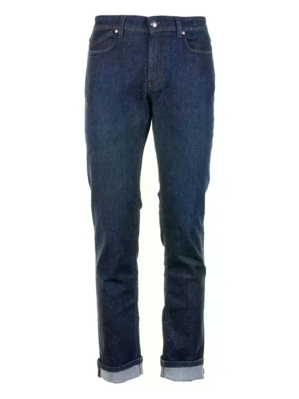RE-HASH Cuffed Jeans - Blue