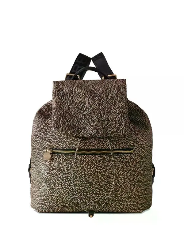 Borbonese Drawstring Backpack - Brown