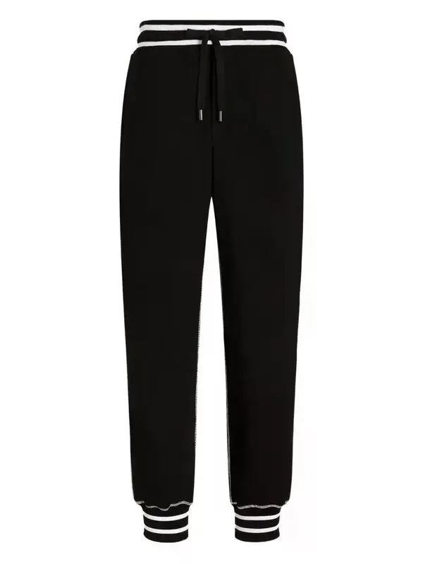 Dolce & Gabbana Logo-embroidered Side-striped Track Pants
