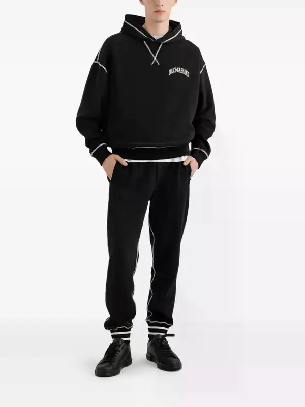 Dolce & Gabbana Logo-embroidered Side-striped Track Pants