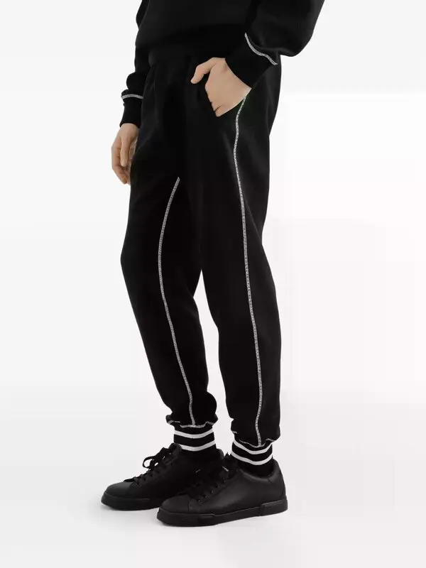 Dolce & Gabbana Logo-embroidered Side-striped Track Pants