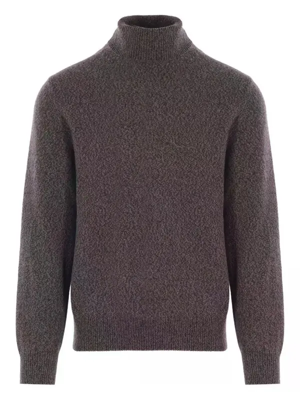 Agnona Ribbed High-neck Cashmere Sweater