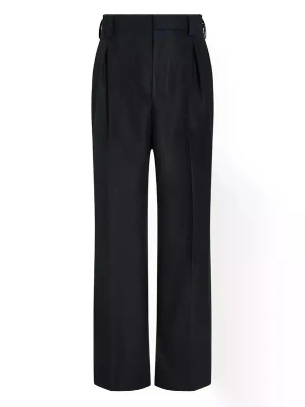 Zegna Pleated Wool Trousers