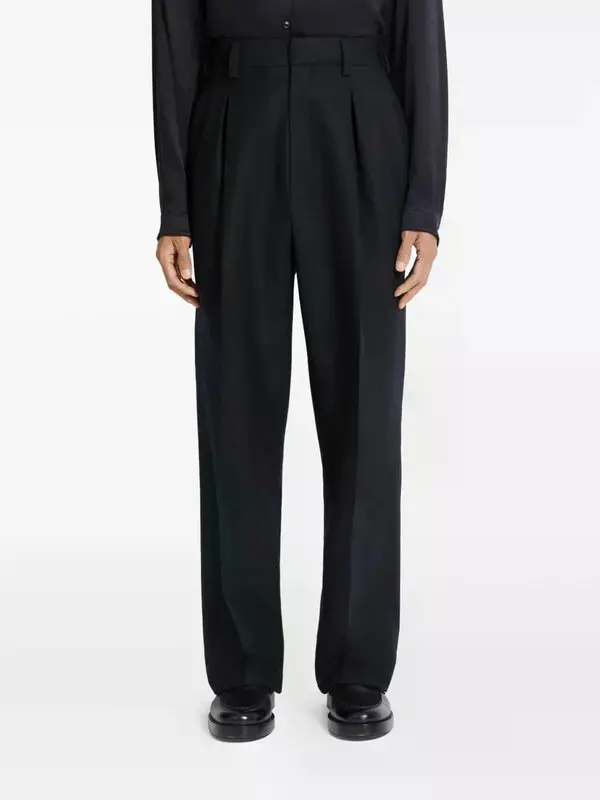 Zegna Pleated Wool Trousers