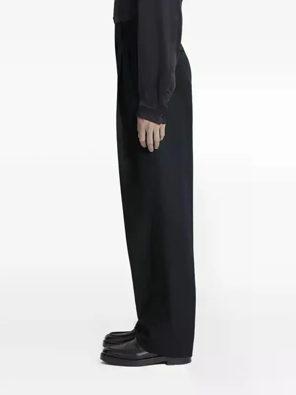 Zegna Pleated Wool Trousers