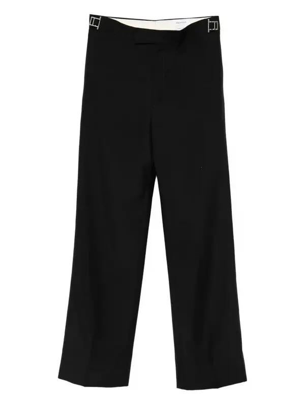 Alexander McQueen Buckle-fastening Straight Leg Trousers